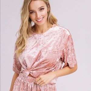 Listicle | Intimates & Sleepwear | Knit Off White Sweatsuit Wide Leg ...